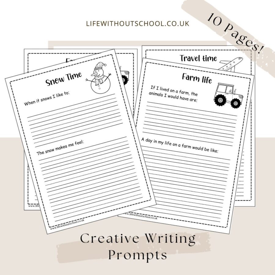 Creative Writing Worksheets for Kids – 10 Pages Free