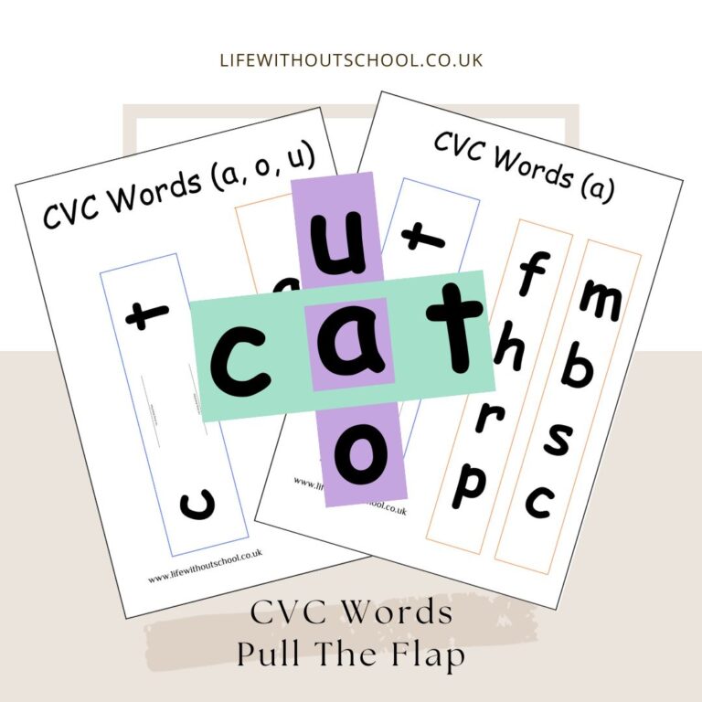 Free Printable CVC Worksheets for Kids – Phonics Fun