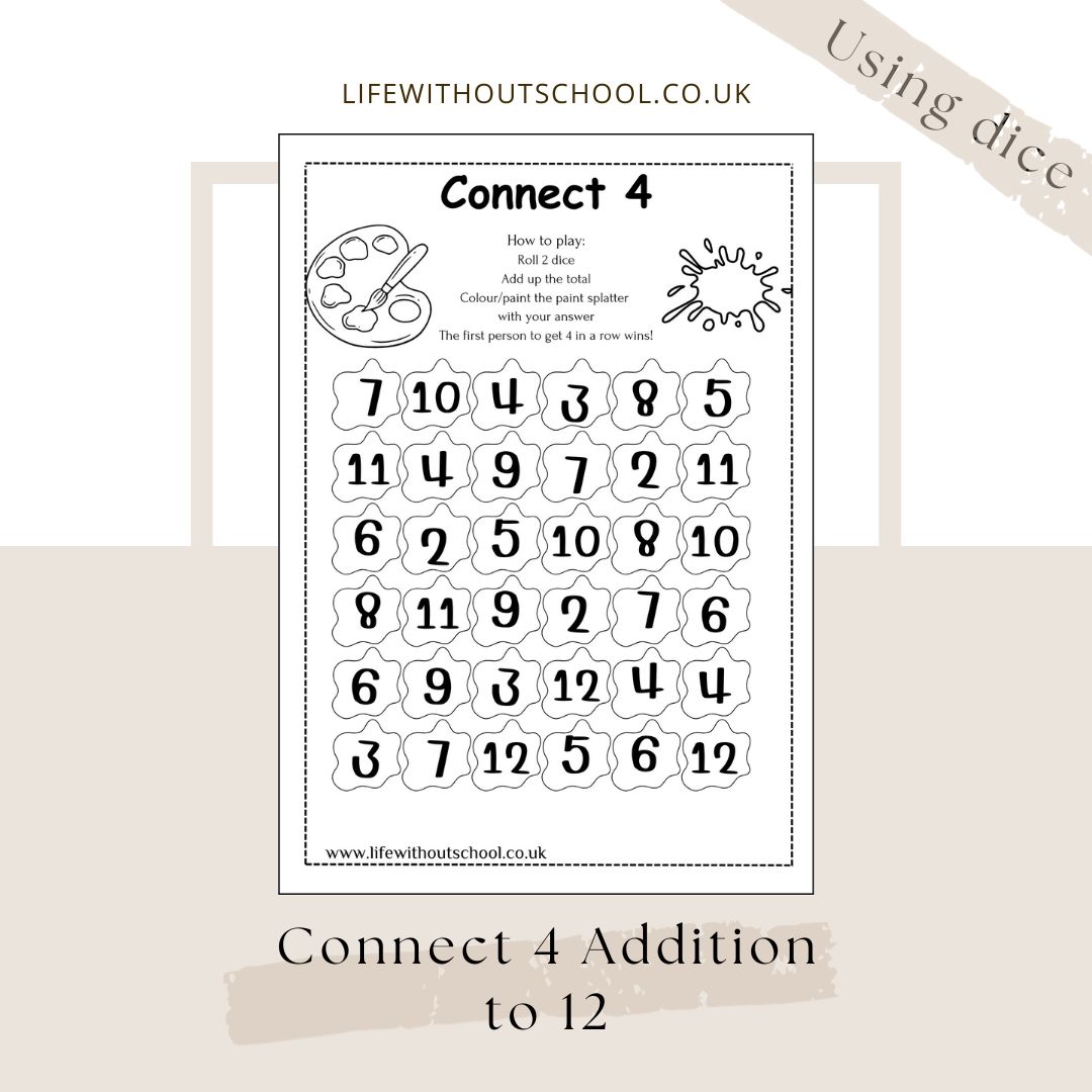 Simple Addition worksheets - Life Without School
