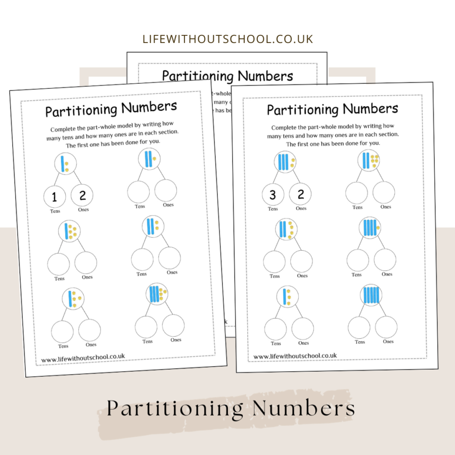Number Bonds to 10 Worksheets - Life Without School