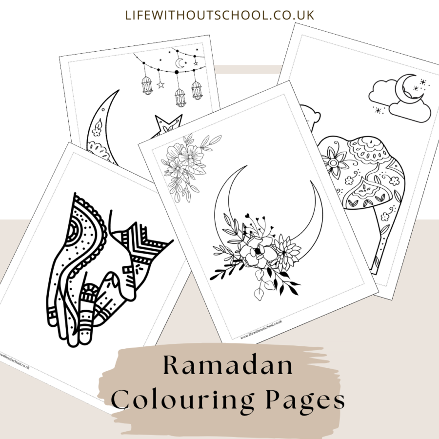Ramadan Colouring Pages free printable - Life Without School