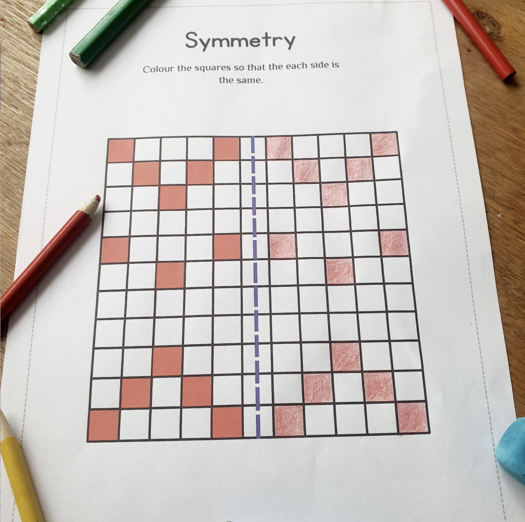 Free Symmetry Pattern Worksheets - Life Without School
