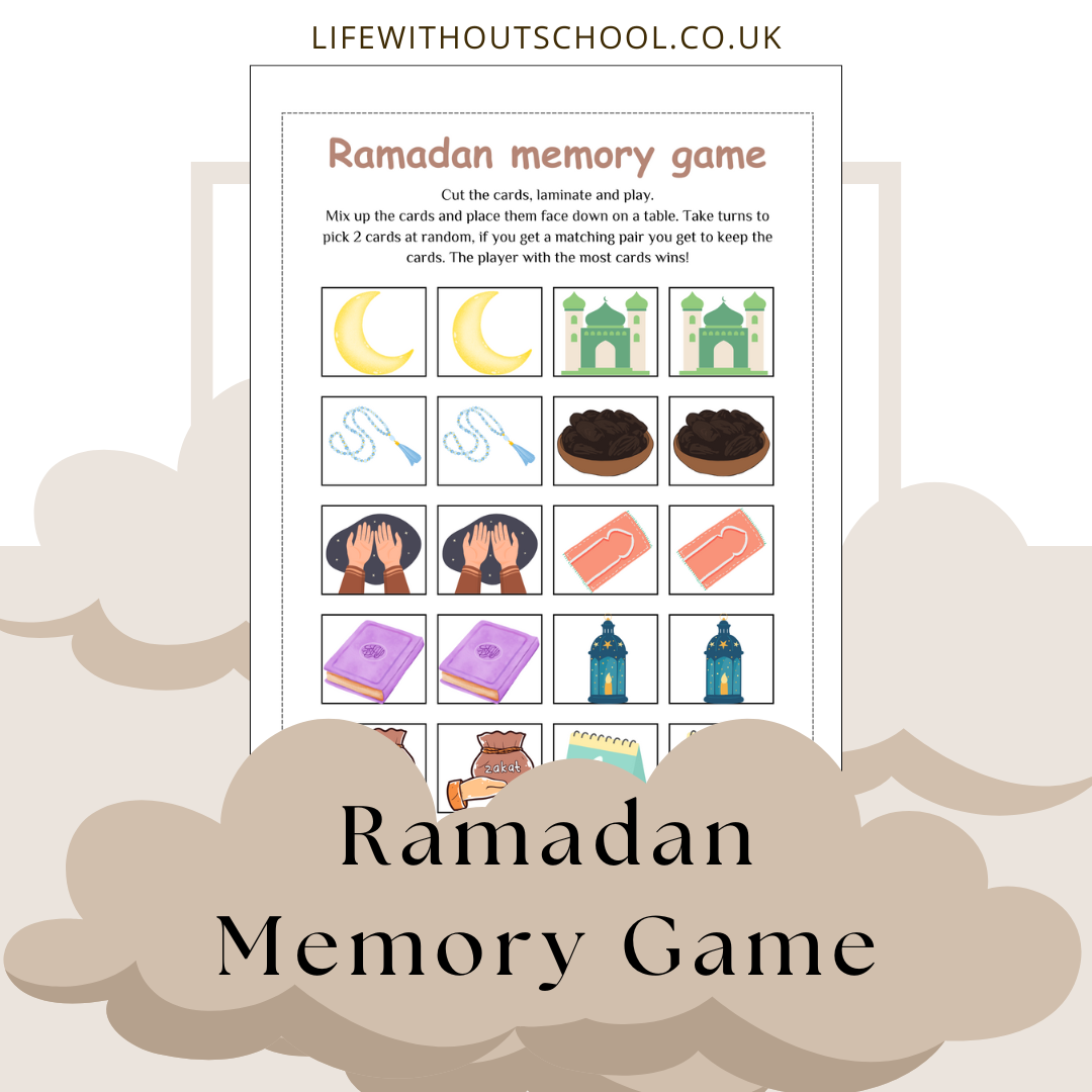 Ramadan Memory Game - Life Without School